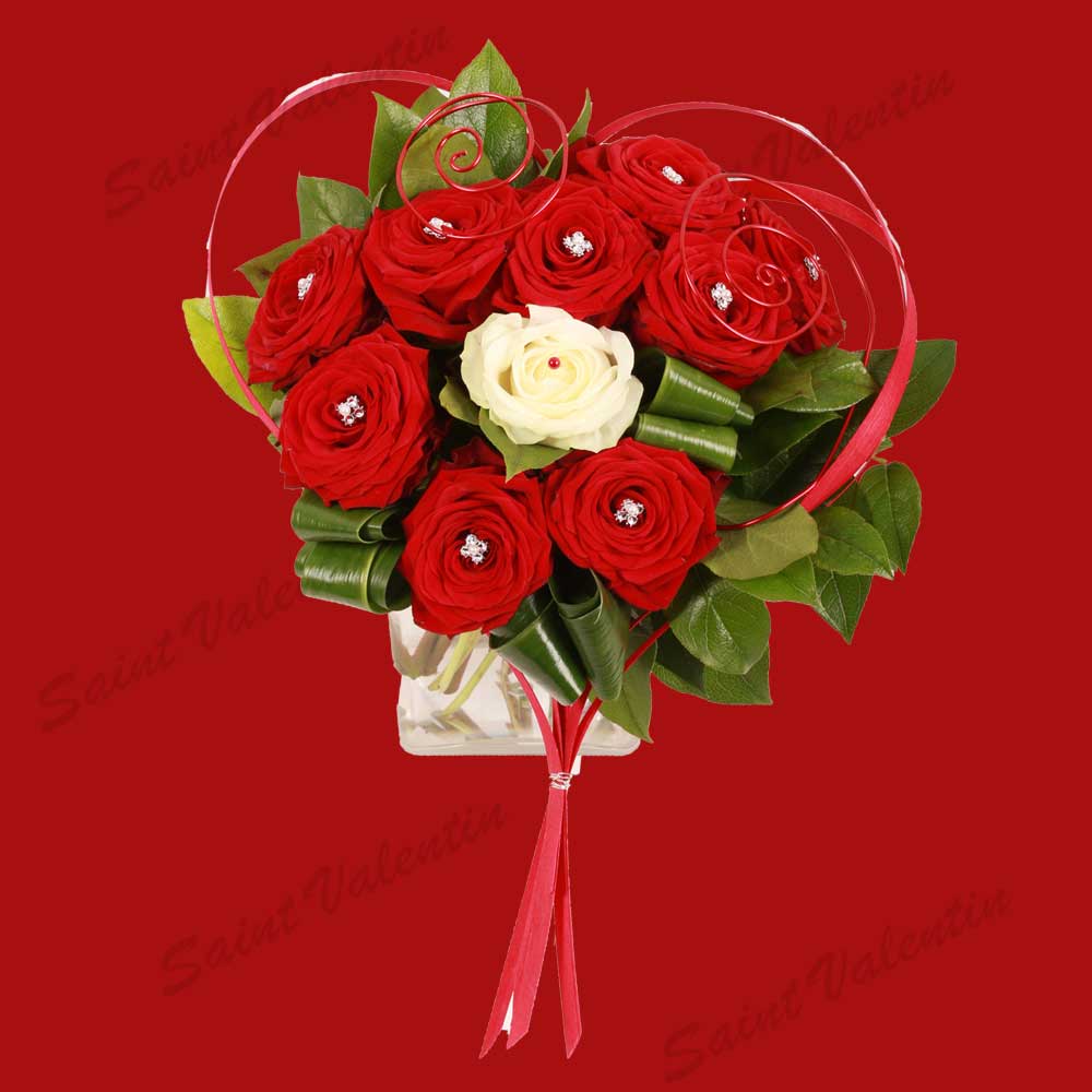 Bouquet-saint-valentin-joli-coeur-aloefleurs.com » ALOE FLEURS
