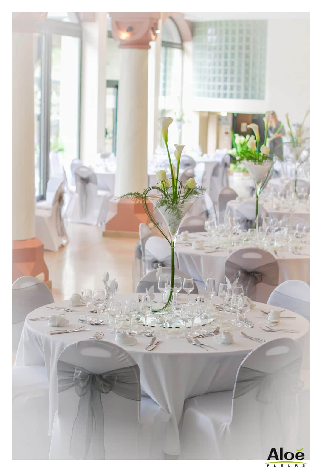 Décorations florales de mariages - Centre des congrès du Burghof Forbach